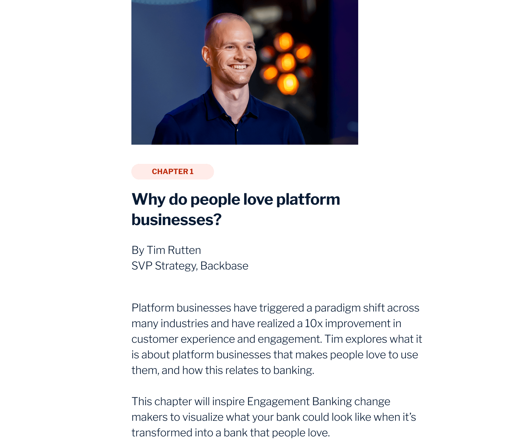 Backbase | The Engagement Banking Revolution Book